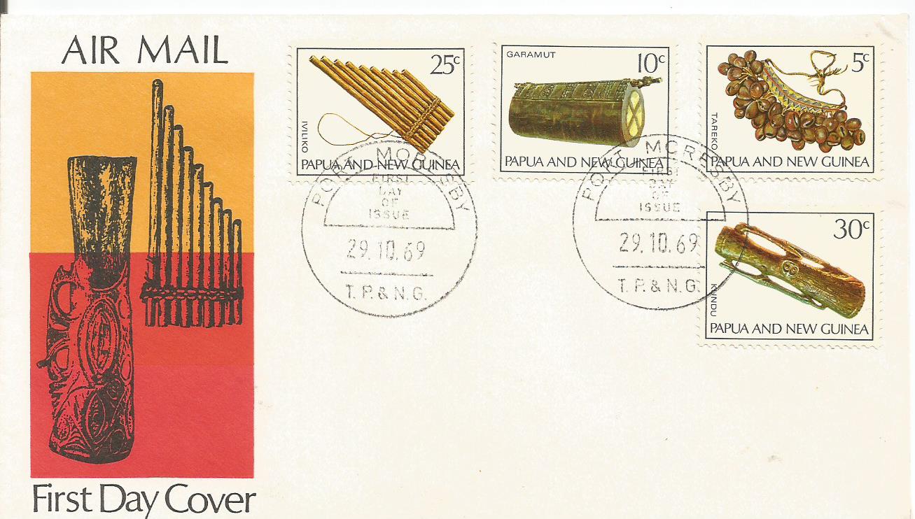 Local Musical Instruments of Papua New Guinea on stamps . – Stamp Digest