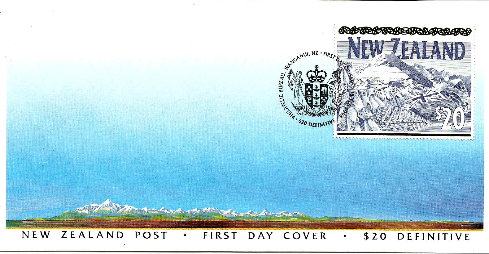 The Twenty Dollar Definitive of New Zealand – 1994 – Stamp Digest