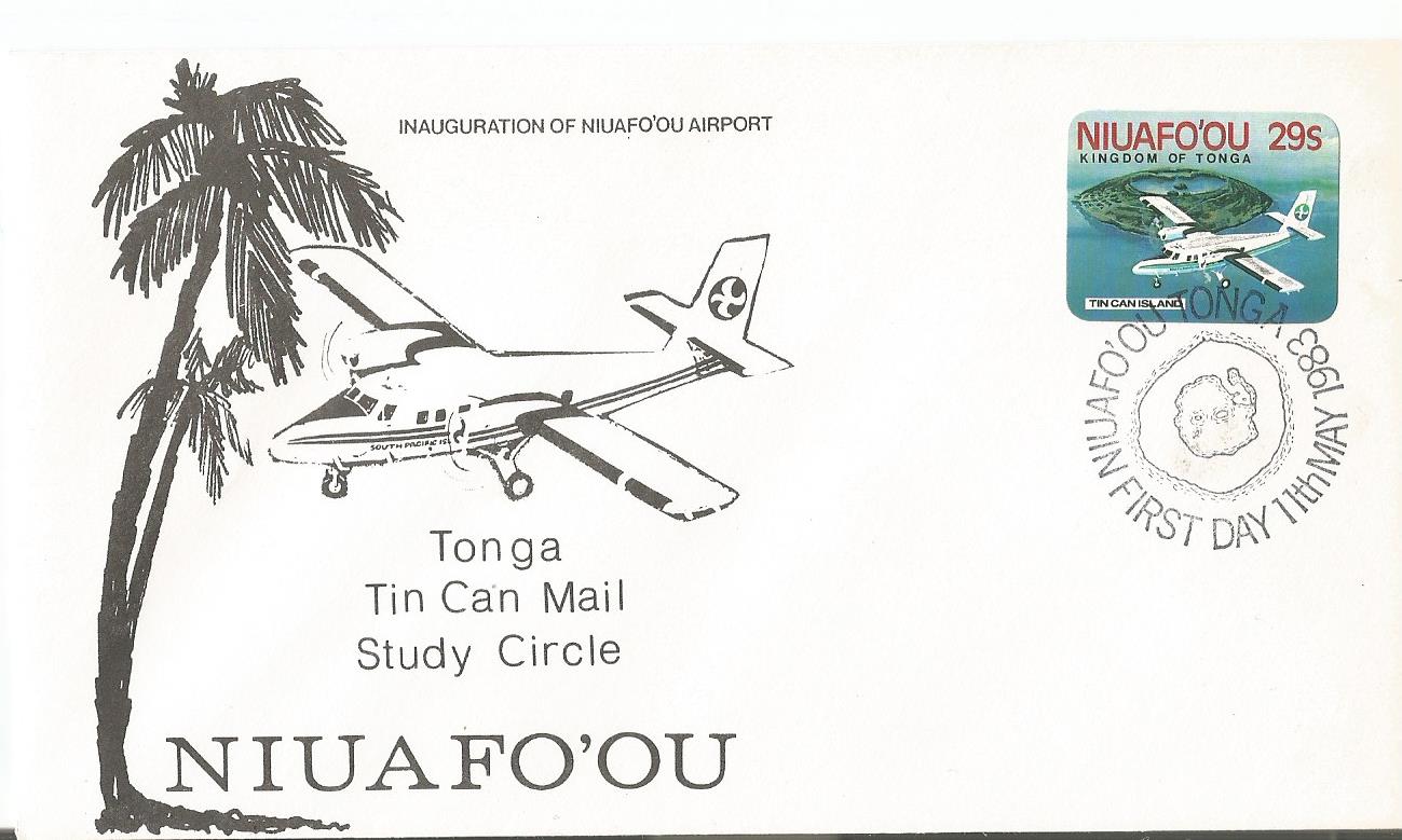 Inauguration of Niuafo’ou Airport – Tonga Tin Can Mail Study Circle ...