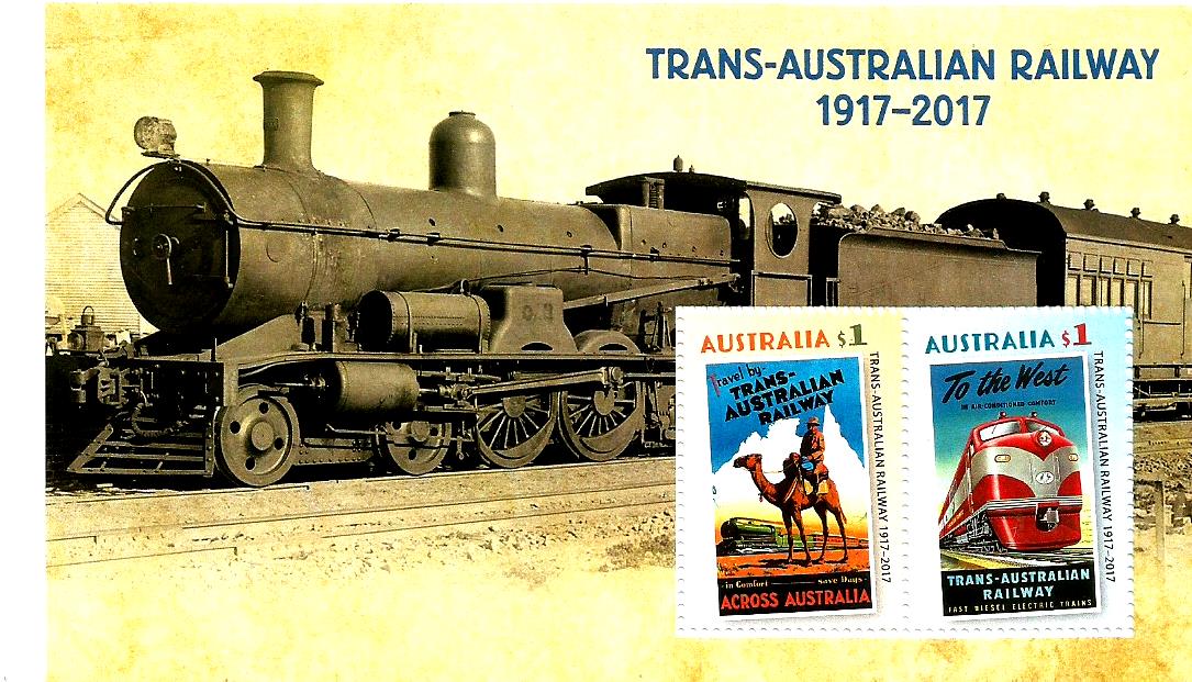 Miniature Sheet Trans-Australian Railway -2017 – Stamp Digest