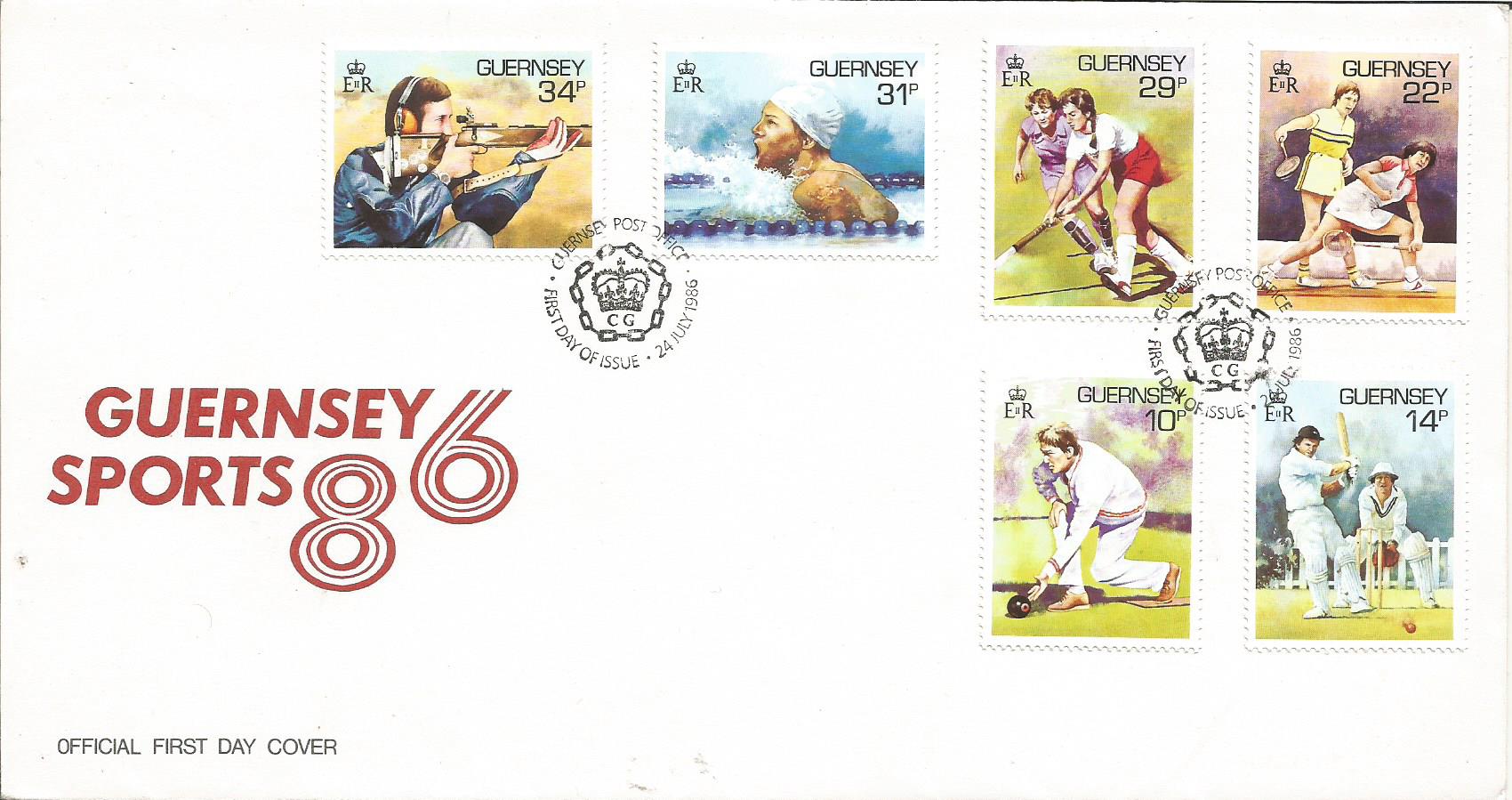 Stamps on Sports – Guernsey 1986 – Stamp Digest