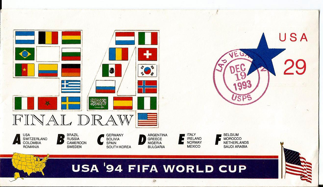 USA Pre Stamped Cover on 1994 FIFA World Cup. – Stamp Digest