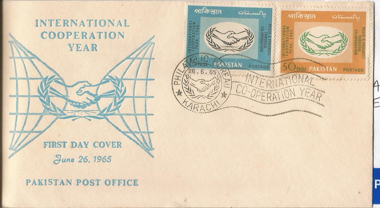 International Cooperation Year – Stamps of Pakistan 1965. – Stamp Digest