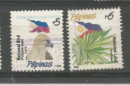 Stamps on National Symbols – Philippines 1993-96. – Stamp Digest