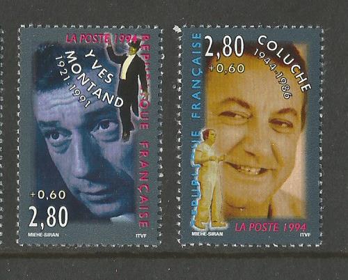 Stamps on Actors – France 1994 – Stamp Digest