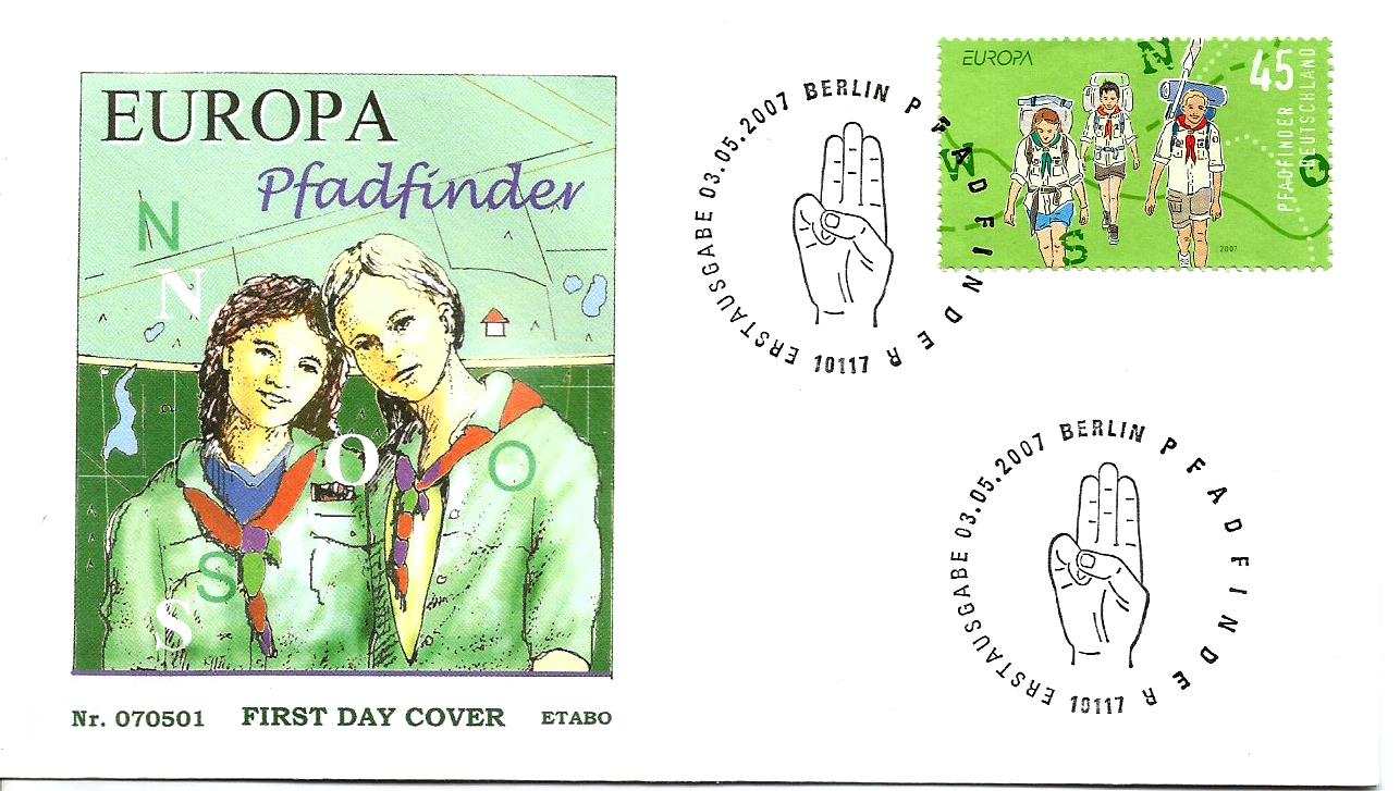Centenary of Scouting – EUROPA 2007 – Germany – Stamp Digest