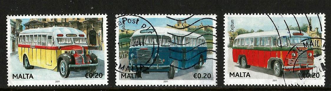 Malta Buses – End of an Era- Stamps of Malta 2011. – Stamp Digest