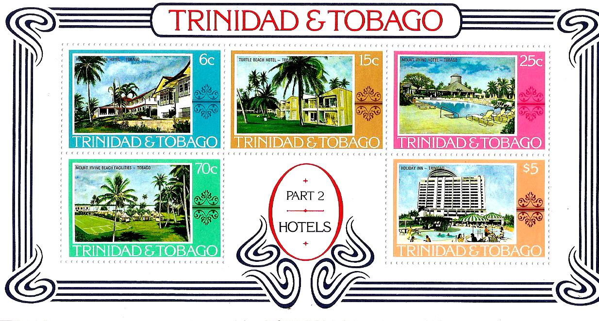 Stamps on Hotel Buildings – Trinidad & Tobago 1978. – Stamp Digest