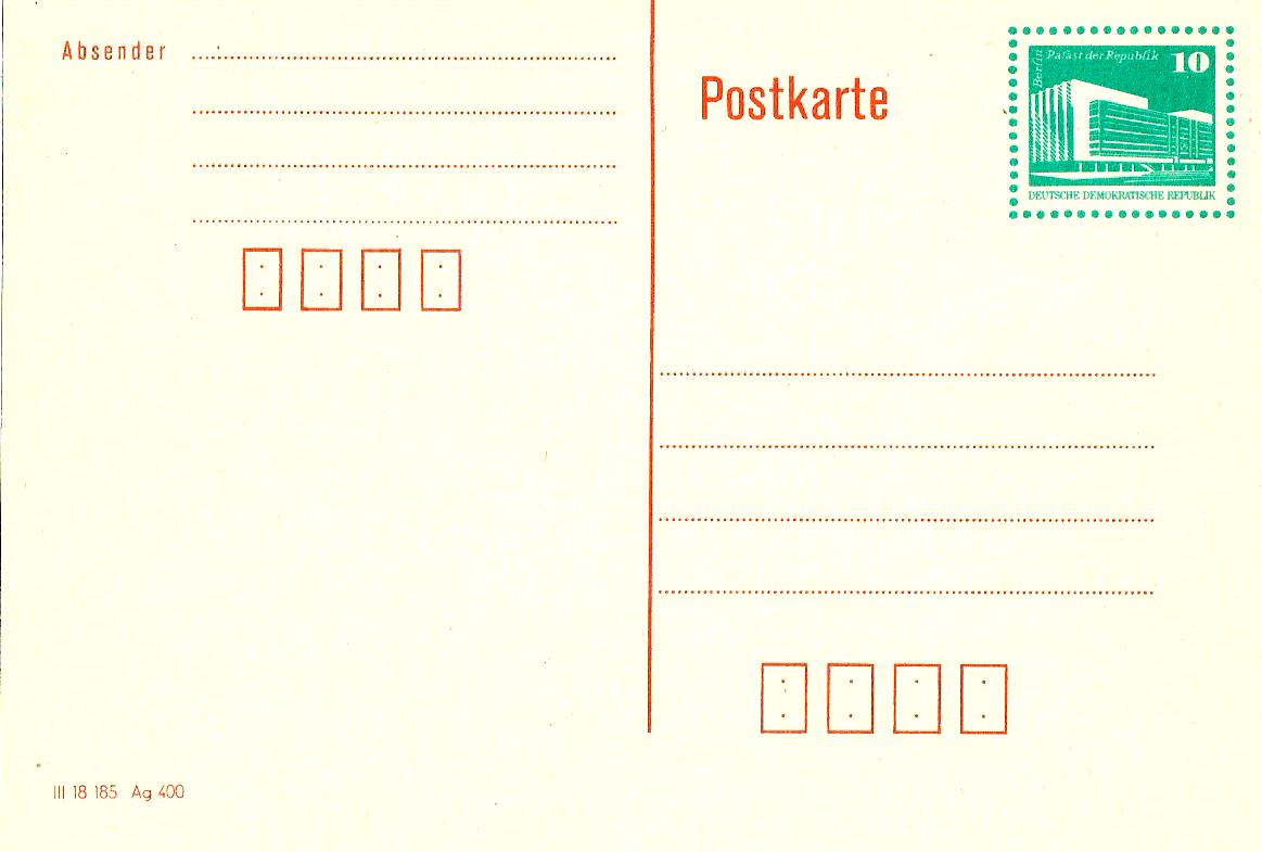 Postcards of GDR- Palace of the Republic Berlin – Stamp Digest