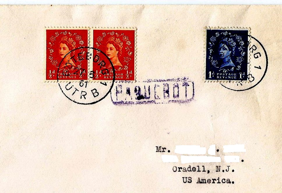 Paquebot Cover 1961 – RMS ANDES -Gothenburg – Stamp Digest