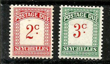 Postage Due Stamps – Seychelles 1951-65. – Stamp Digest