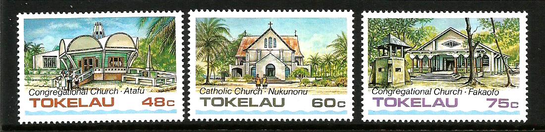 Stamps on Buildings & Churches –Tokelau 1985. – Stamp Digest