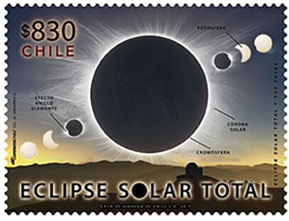 Total Solar Eclipse – Chile 2019 – Stamp Digest