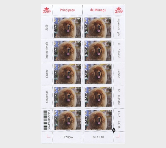International Dog Show – Monaco 2019 – Stamp Digest