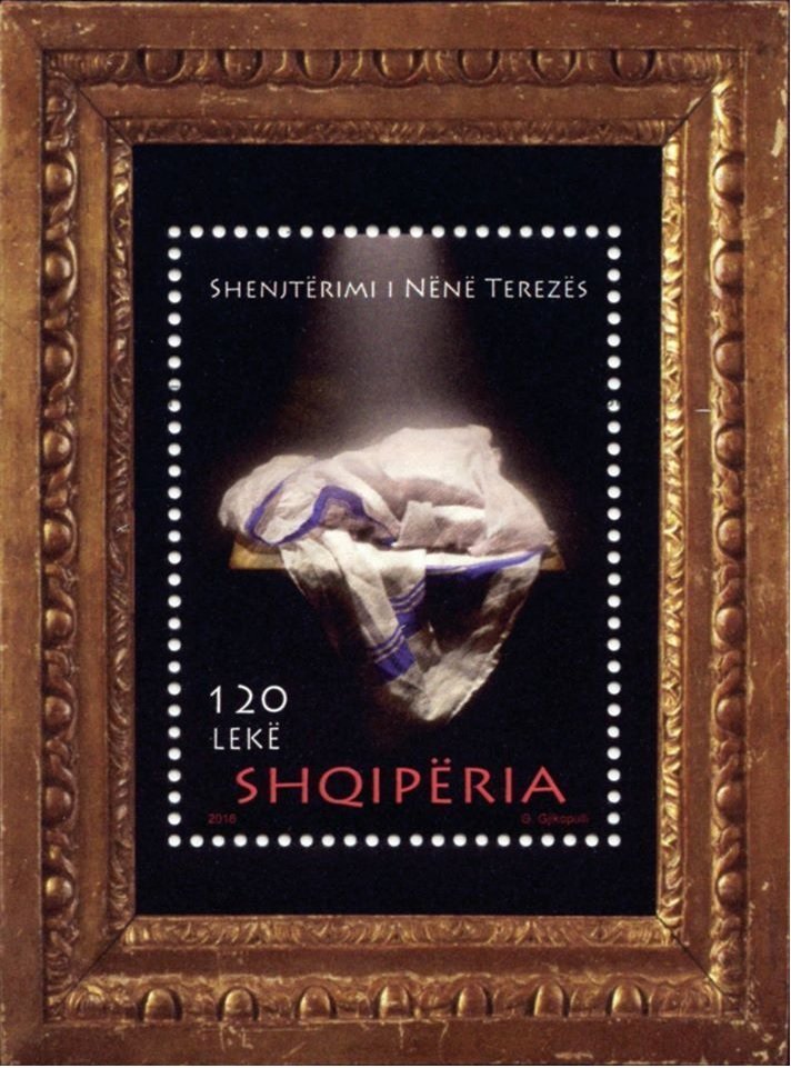 Sanctification of Mother Teresa – Albania 2016 -Miniature Sheet – Stamp ...