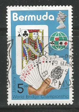 Stamps on Playing Cards – 1975 World Bridge Championships -Bermuda Bowl ...