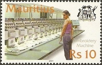 Mauritius Textile Industry Stamps– Mauritius 2001 – Stamp Digest