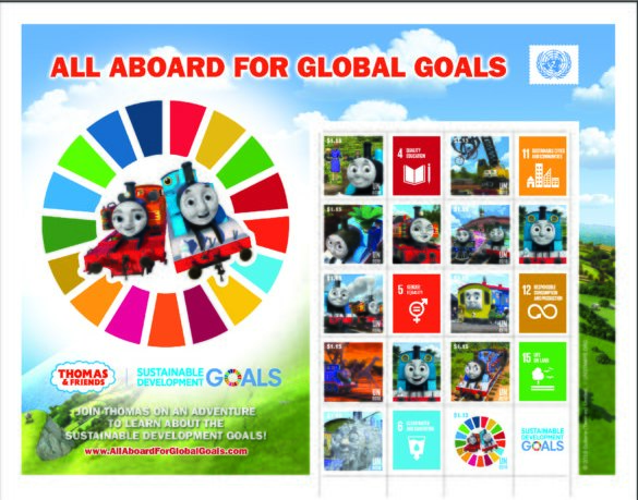 Sustainable Development Goals – Thomas and Friends -UN Stamps 2018 ...