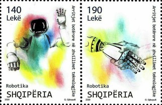 Stamps on Robotics – Albania 2021. – Stamp Digest
