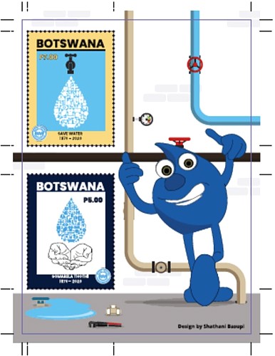 Water Conservation -Botswana 2020. – Stamp Digest
