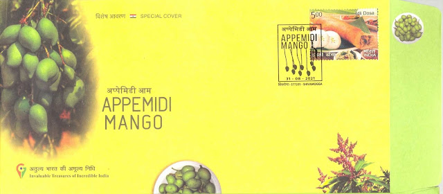 APPEMIDI MANGO – GI Tag Special Covers -India 2021. – Stamp Digest