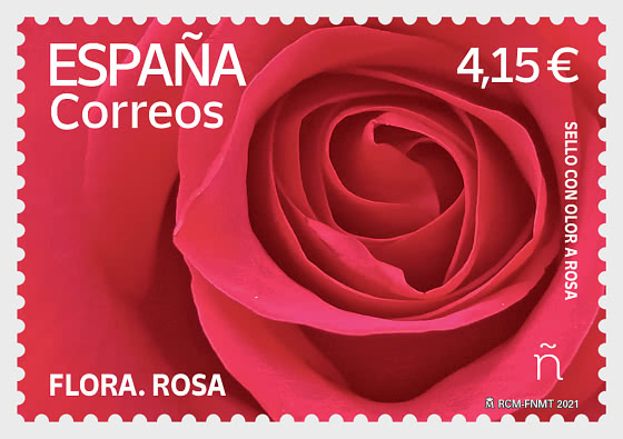 Rose – Spain 2021 – Stamp Digest