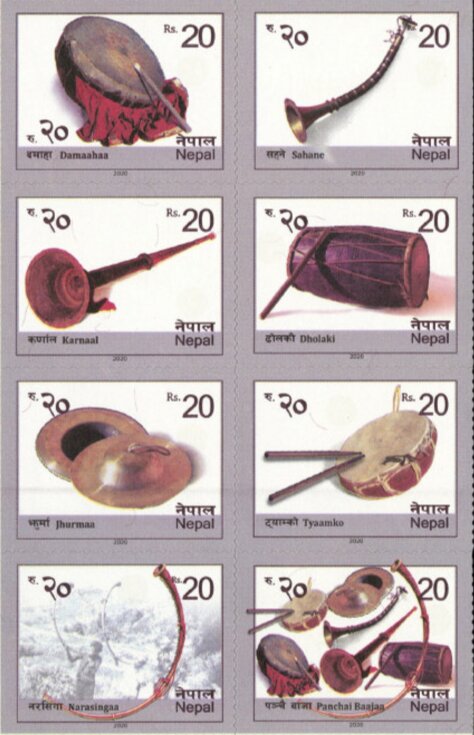Musical Instruments -Nepal 2020. – Stamp Digest