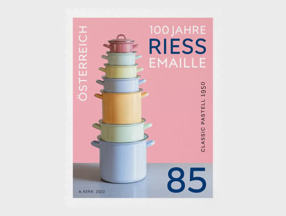 100th Anniversary of RIESS Enamelware -Austria 2022. – Stamp Digest
