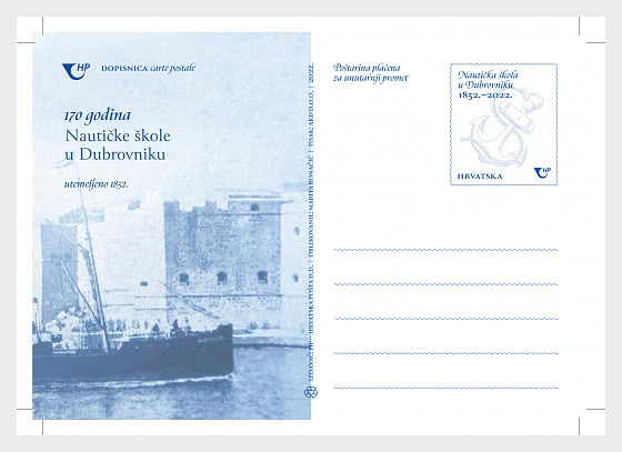 Dubrovnik Nautical School -Postcards of Croatia 2022. – Stamp Digest