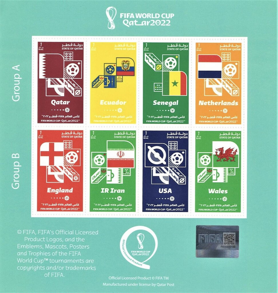 Qatar 2022 -FIFA World Cup Football -Teams – Stamp Digest