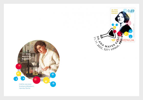 Stamps on Slovene Female Scientists – Dr. Ana Mayer Kansky -2022 ...