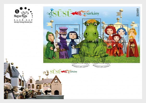 Fairy Tale Characters – SUSU The Dragon- Hungary 2019 – Stamp Digest
