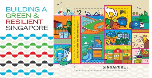 Building a Green and Resilient Singapore – Miniature Sheet 2022 – Stamp ...