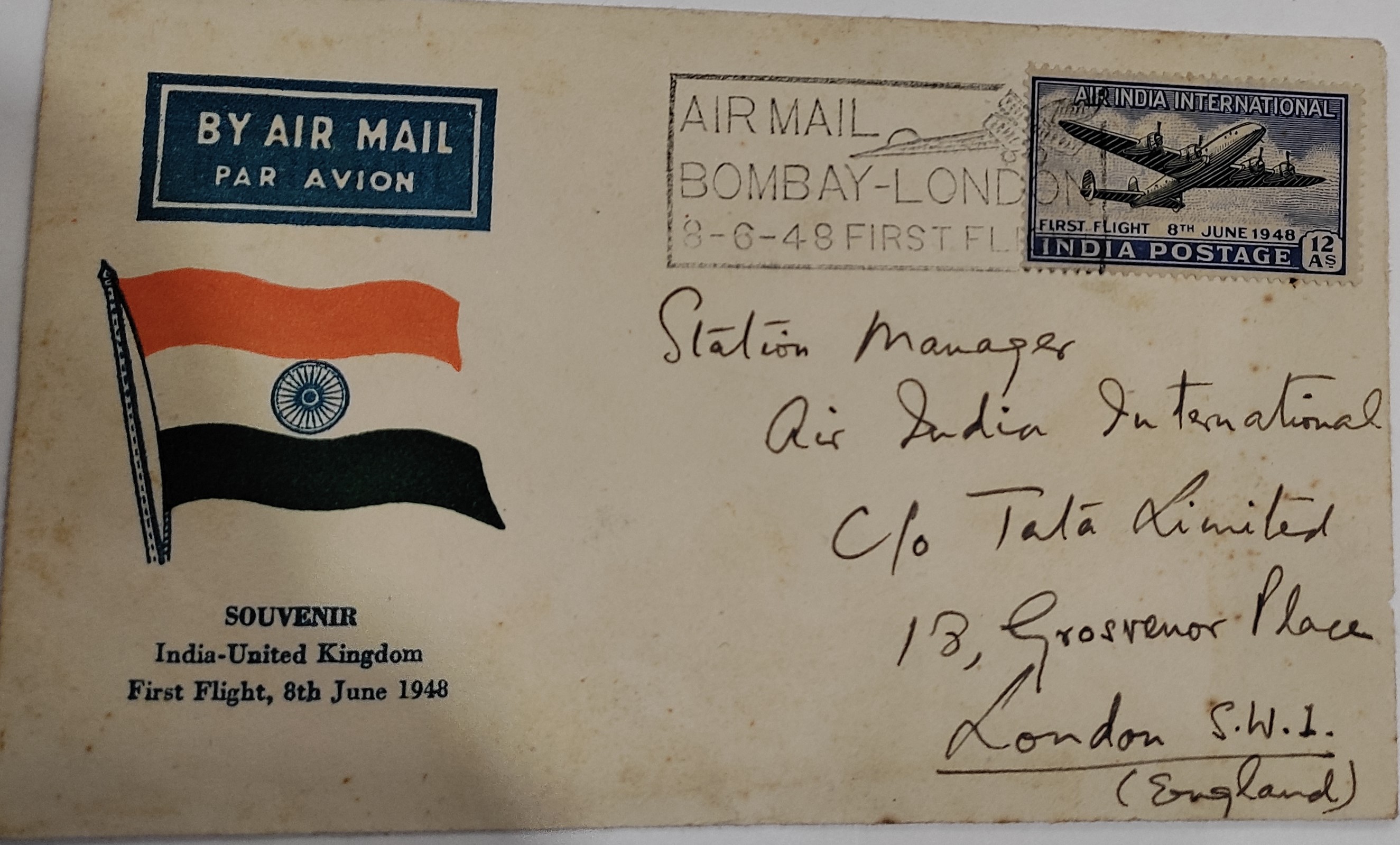 INDIA AVIATION & AIR MAIL HISTORY POST INDEPENDENCE – 08 JUN 1948 ...