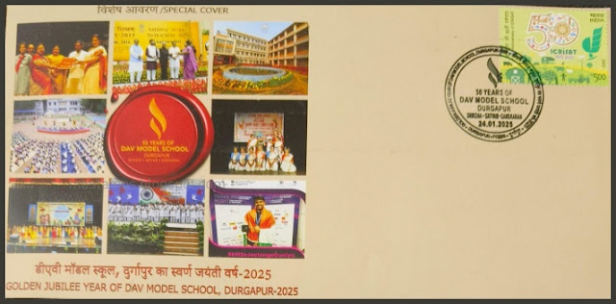 Special Covers India 2025- DAV Model School Durgapur – Stamp Digest